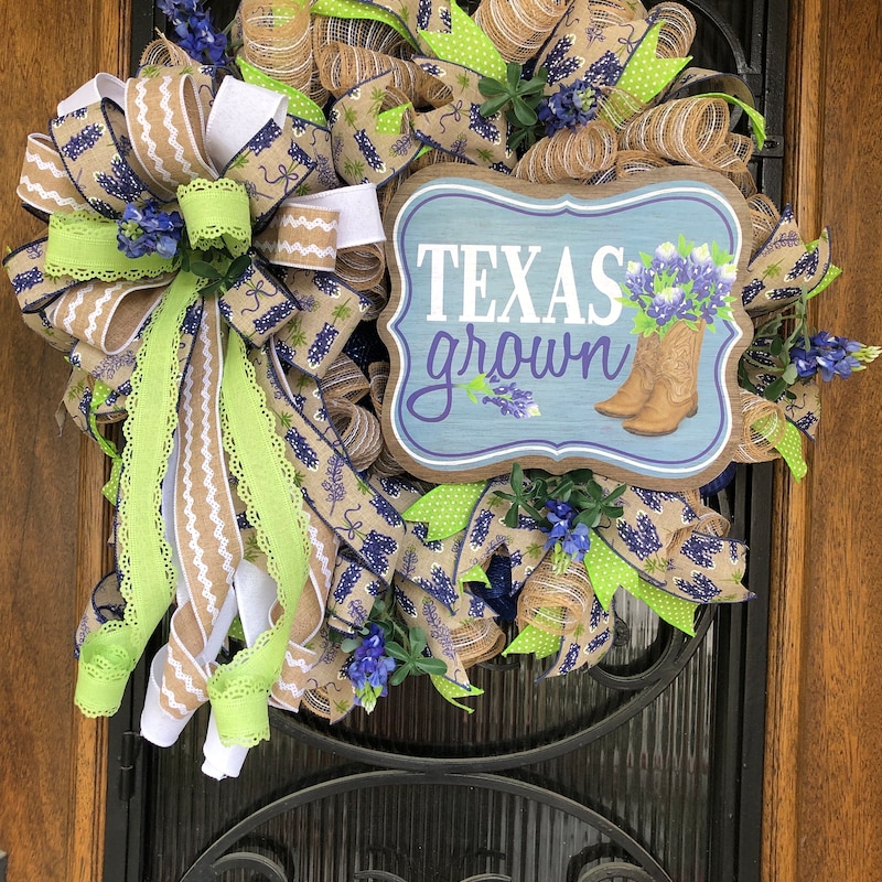 Texas Wreath - Etsy