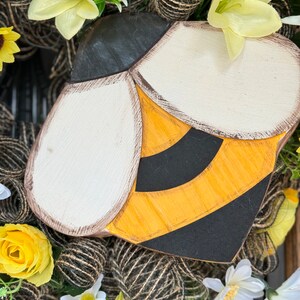 Bee Wreath for Door, Bumble Bee Wreath, Everyday Wreath, Bee Decor ...