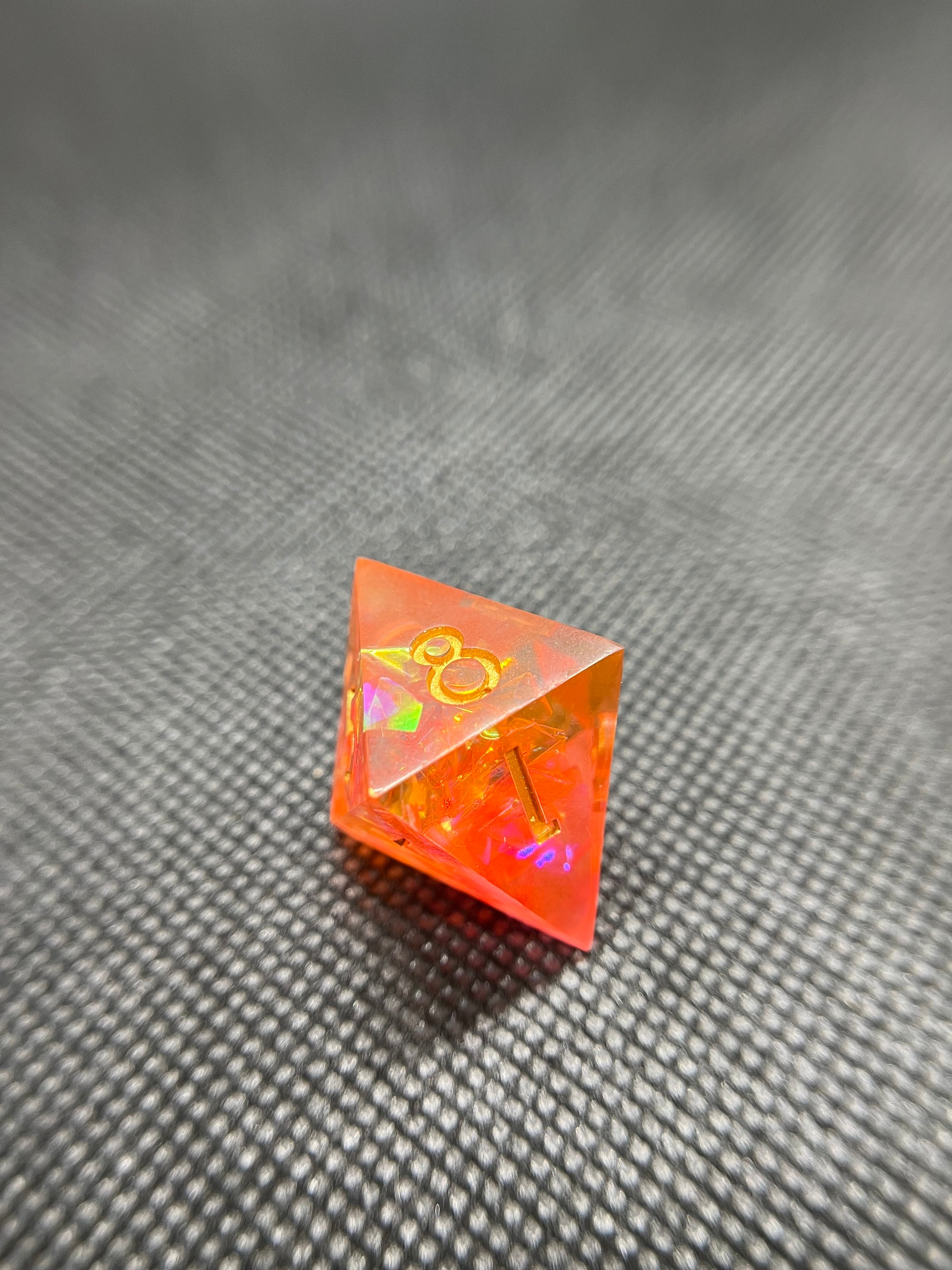 Dazzling Flames ~ 7 Piece Set of Dice for Dnd and Ttrpgs - Etsy