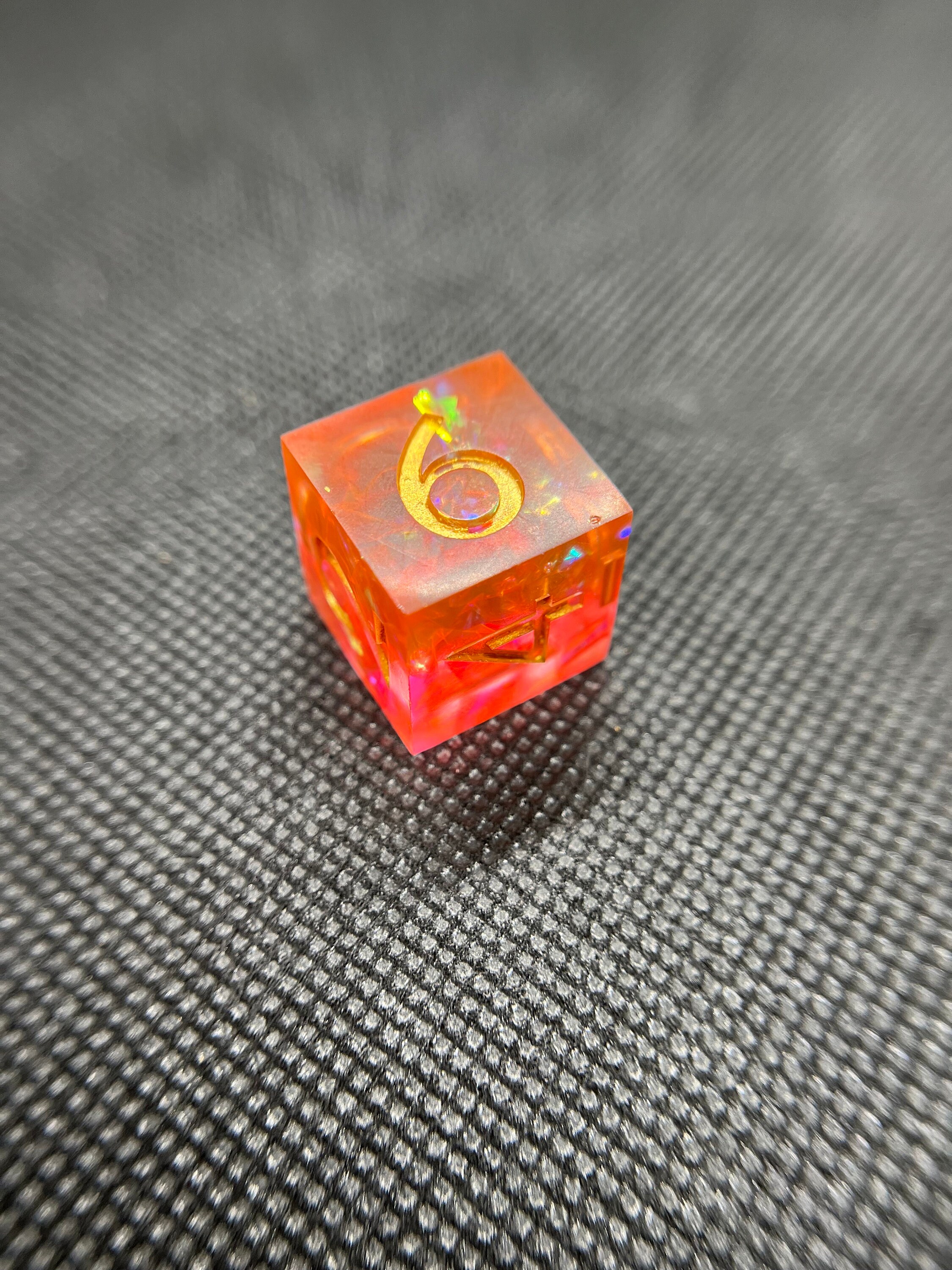 Dazzling Flames ~ 7 Piece Set of Dice for Dnd and Ttrpgs - Etsy