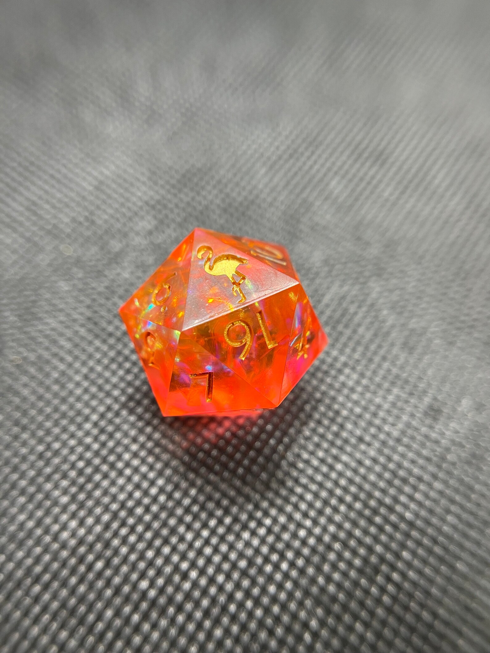 Dazzling Flames ~ 7 Piece Set of Dice for Dnd and Ttrpgs - Etsy