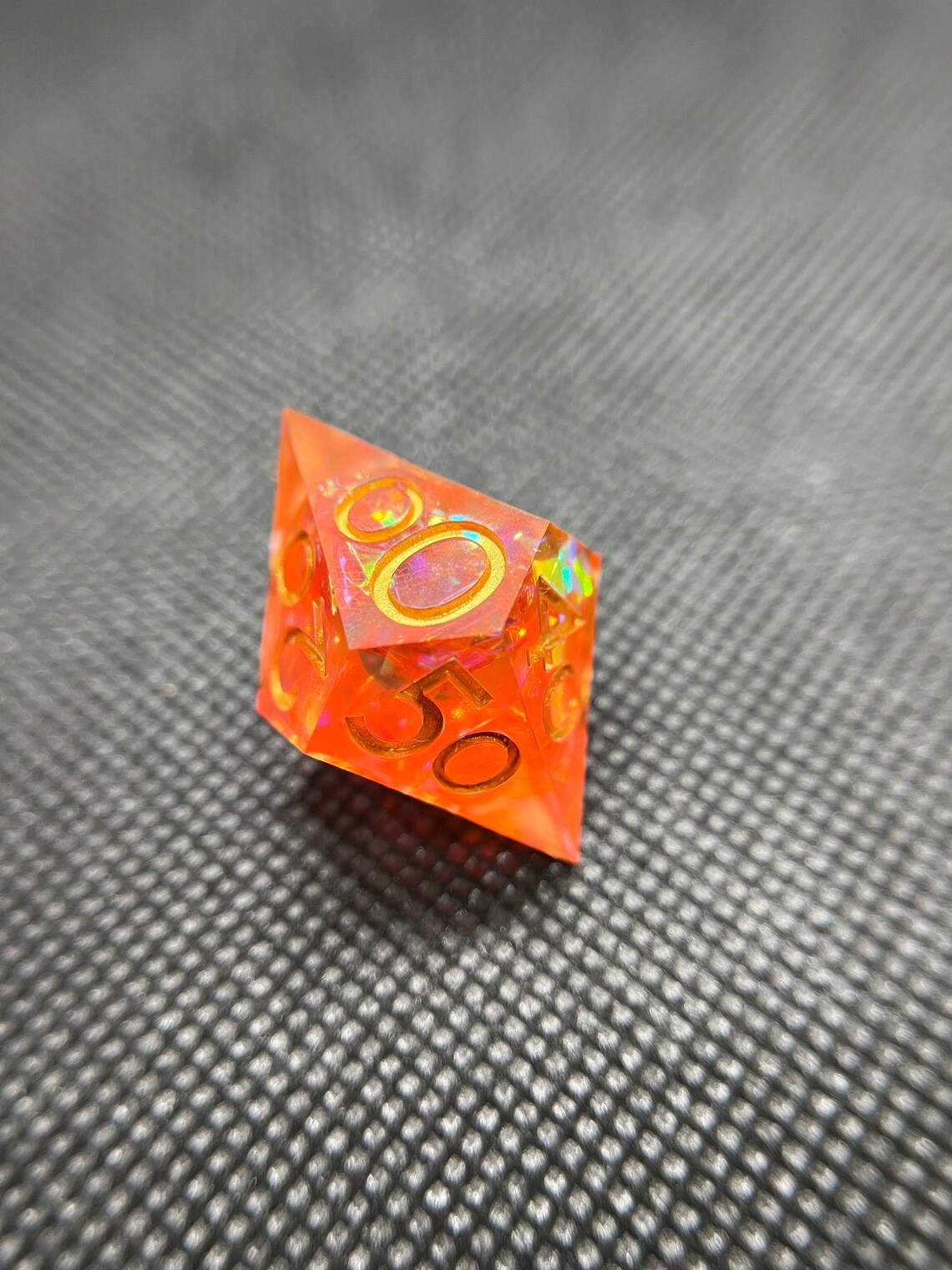Dazzling Flames ~ 7 Piece Set of Dice for Dnd and Ttrpgs - Etsy