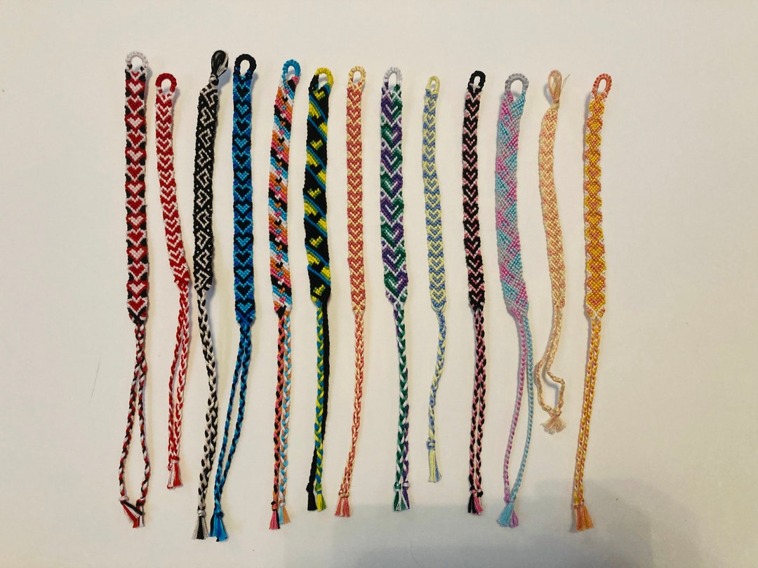 Heart Friendship Bracelets, 13 Styles, 4-5.5in Designs sizes in ...