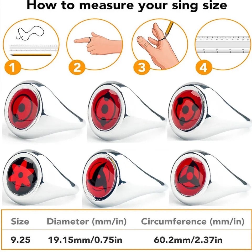 Anime Inspired Rings Anime Jewellery Anime Gifts Cool - Etsy