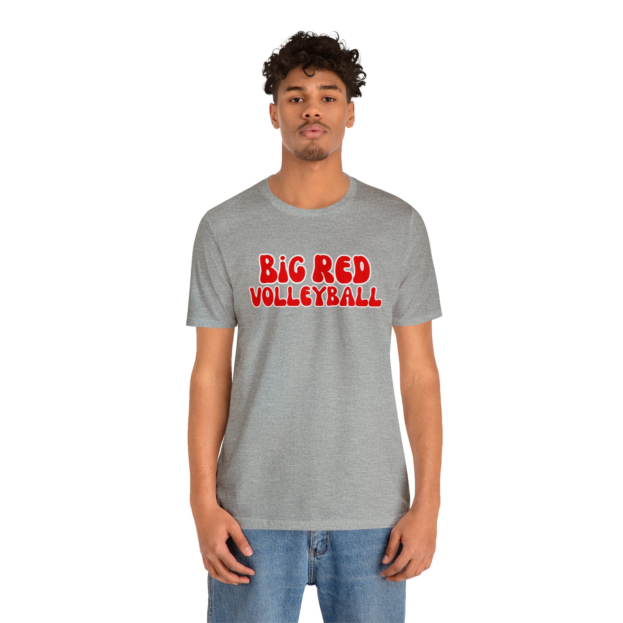 Big Red Volleyball. GO Big RED. - Etsy