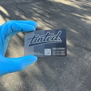 Clear Business Cards, Custom Business Cards, Plastic Business Cards ...