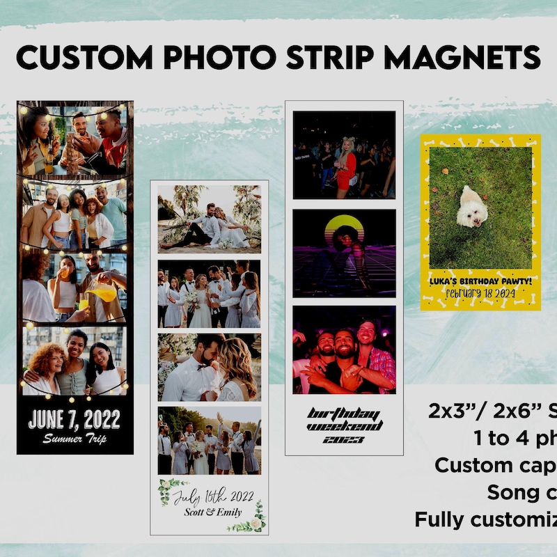 Photo Booth Fridge Magnet - Etsy