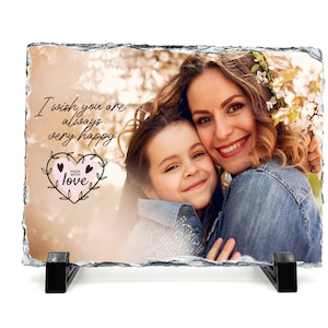Personalized Photo Slate, Custom Photo Slate, Photo Rock Slate ...