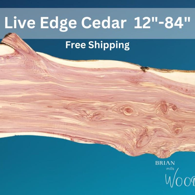 Red Cedar Slab - Etsy