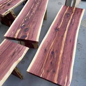 Live Edge Cedar 24”-48” Length Boards and Various Widths: Unique and ...