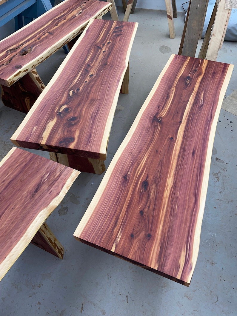 Live Edge Cedar 24”-48” Length Boards and Various Widths: Unique and ...
