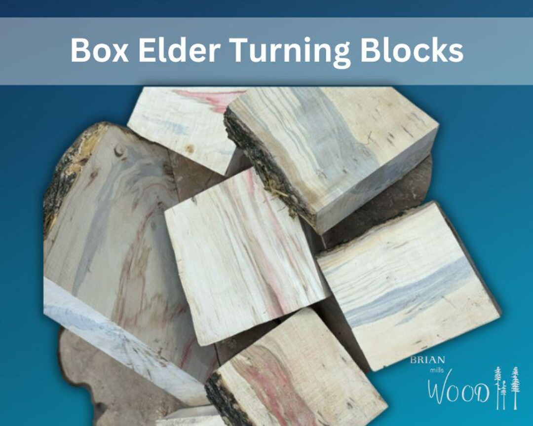 Flaming Box Elder Turning Blanks -free Shipping- - Etsy