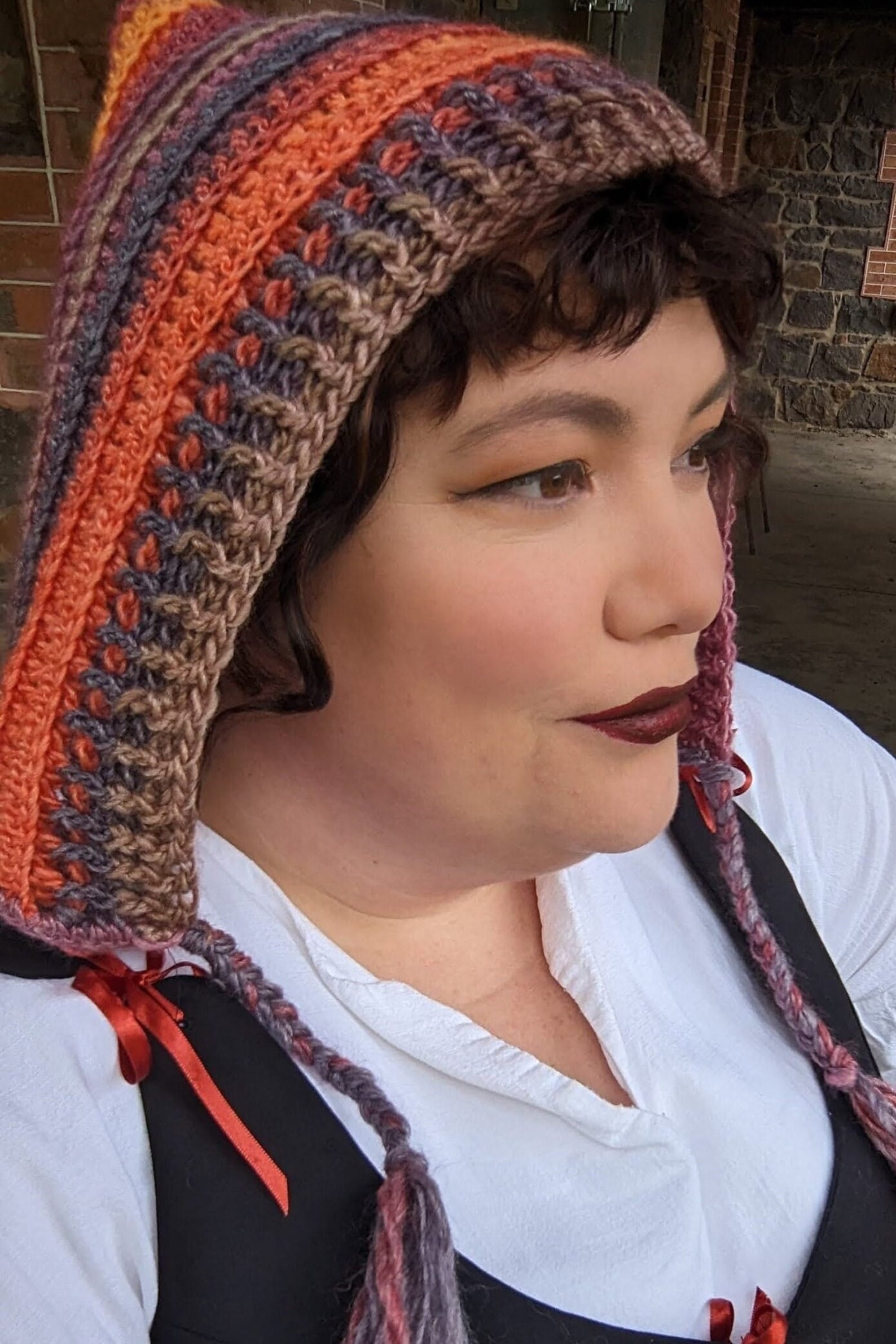 Forager Hood Crochet Pattern Aesthetic Fairycore DIY Bonnet Digital ...