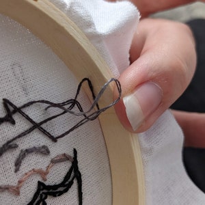 Beginner Embroidery PDF Pattern | Tattoo Style Umbrella Altcore ...