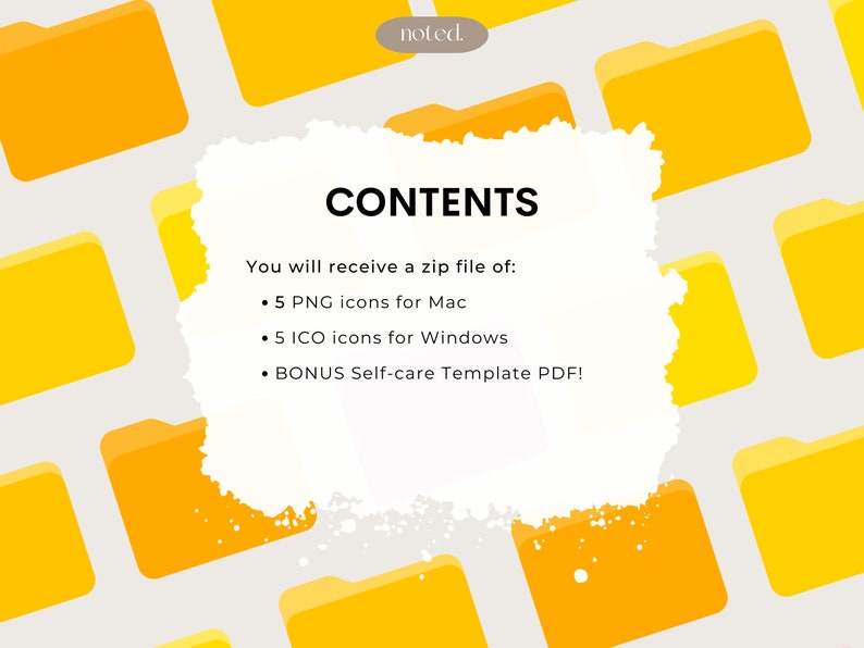 Minimal Desktop Folder Icon for Mac and Windows, Mac Desktop Folder ...