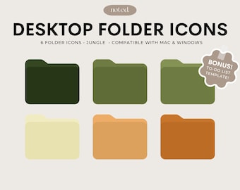 Desktop Folder Icon for Mac and Windows, Folder Icon, Mac Icon, Windows ...