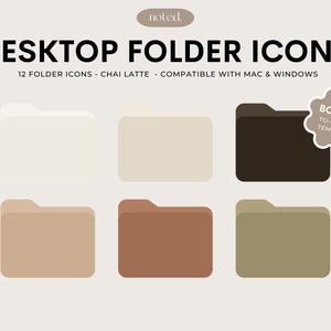 Neutral Desktop Folder Icon for Mac and Windows, Folder Icon, Mac Icon ...
