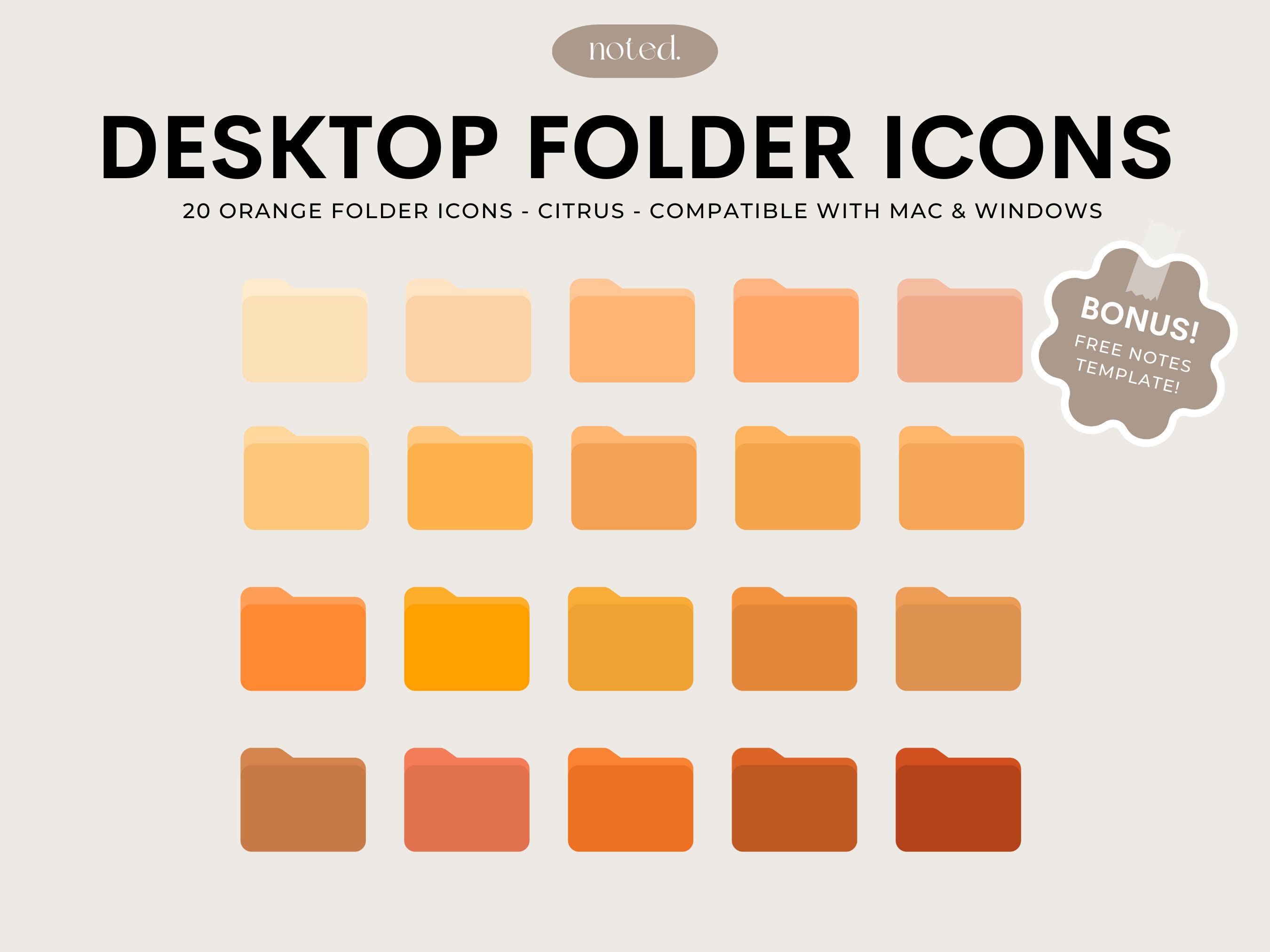 Orange Folder Icon