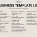 Printable Business Templates, Small Business Bundle, Business Form ...
