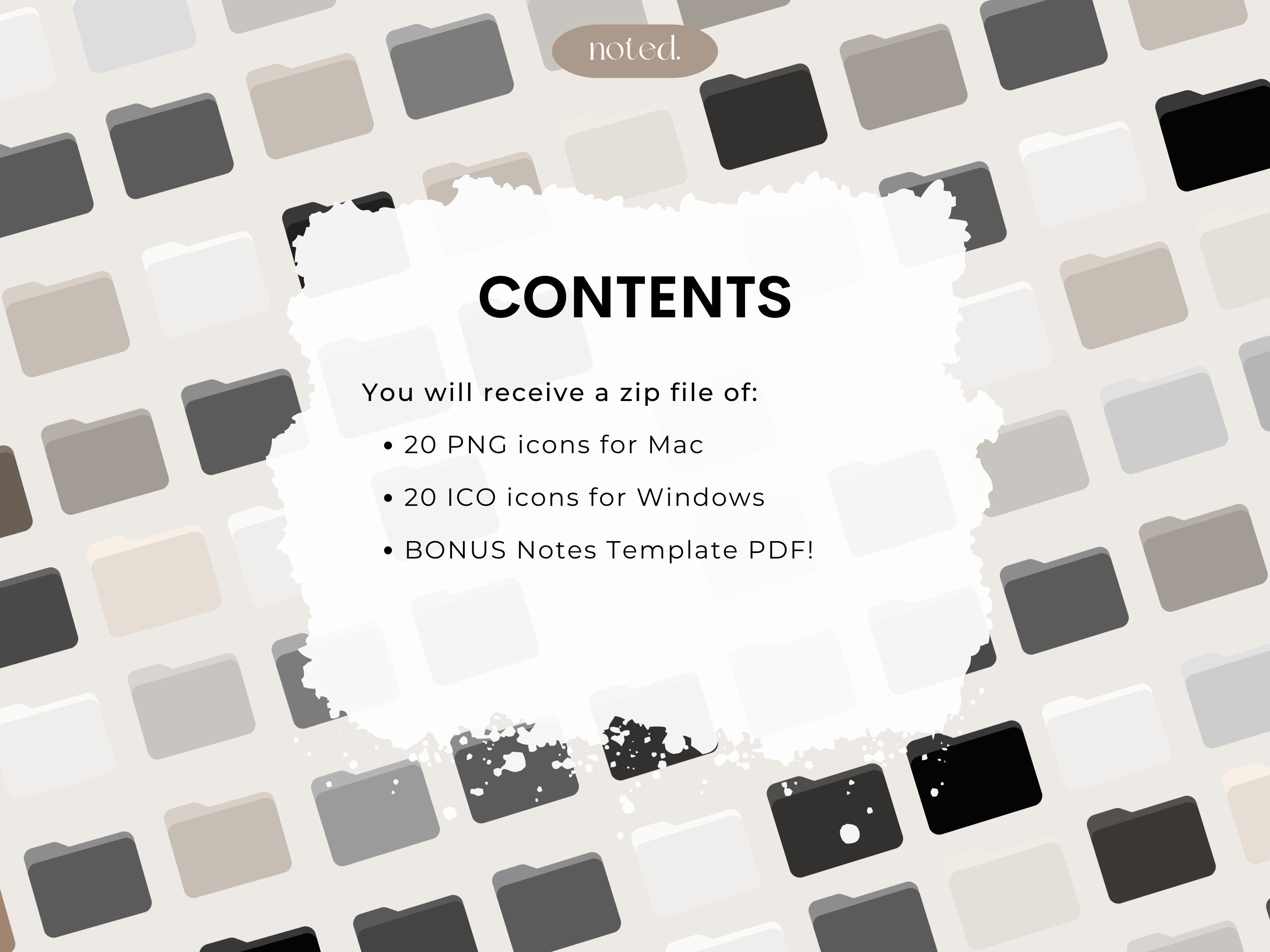 Grey Desktop Folder Icon for Mac and Windows, Mac Desktop Folder Icon ...