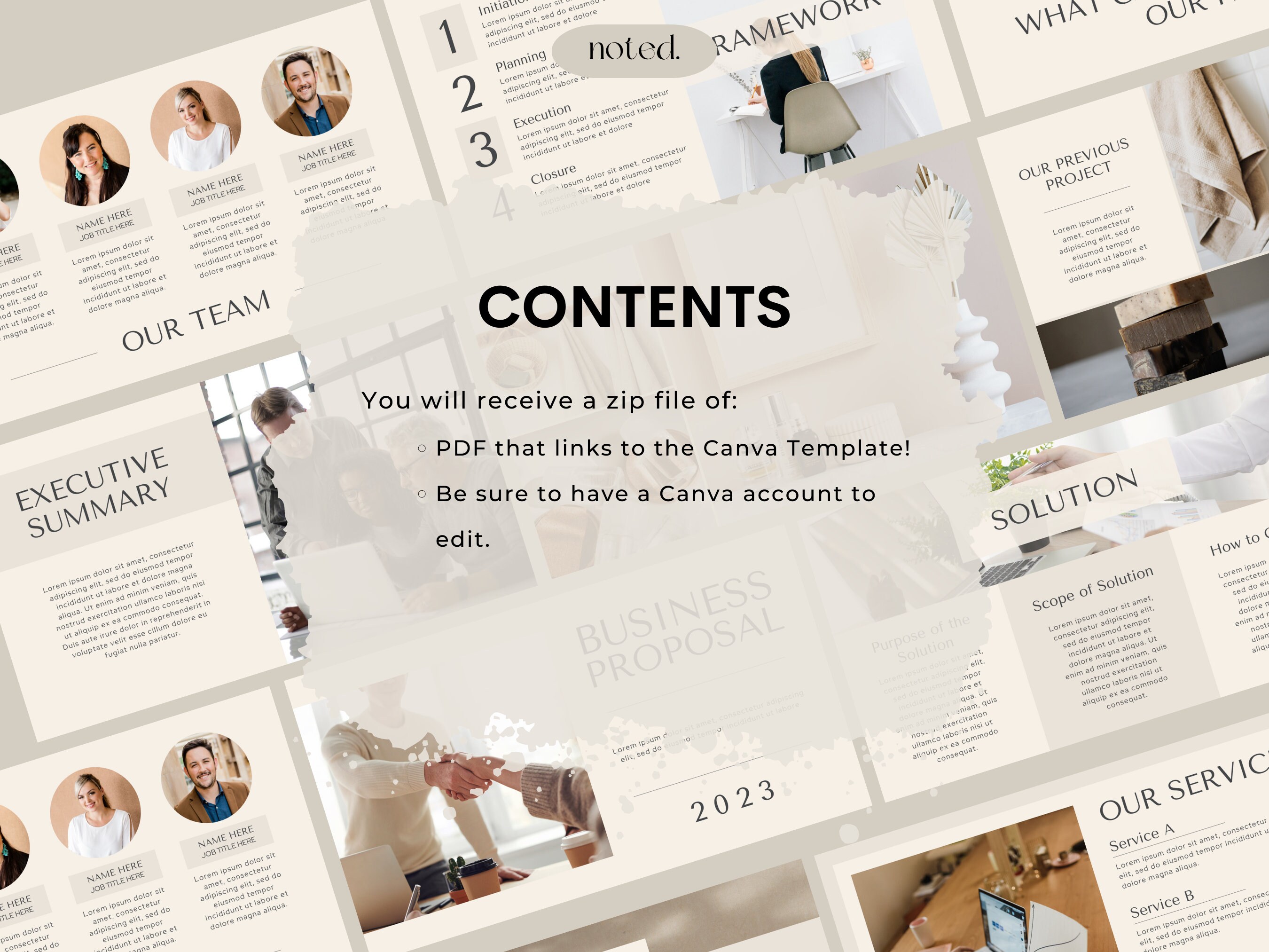 Business Proposal, Project Pitch Deck, Project Proposal, Professional ...