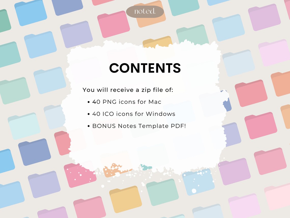 Desktop Folder Icon for Mac and Windows, Folder Icon, Mac Icon, Windows ...