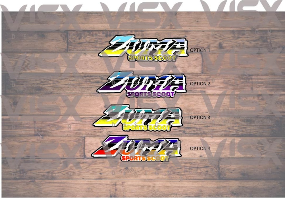 3X Yamaha Zuma Pre Bug Vinyl Decal Sticker Replacement Free Shipping - Etsy