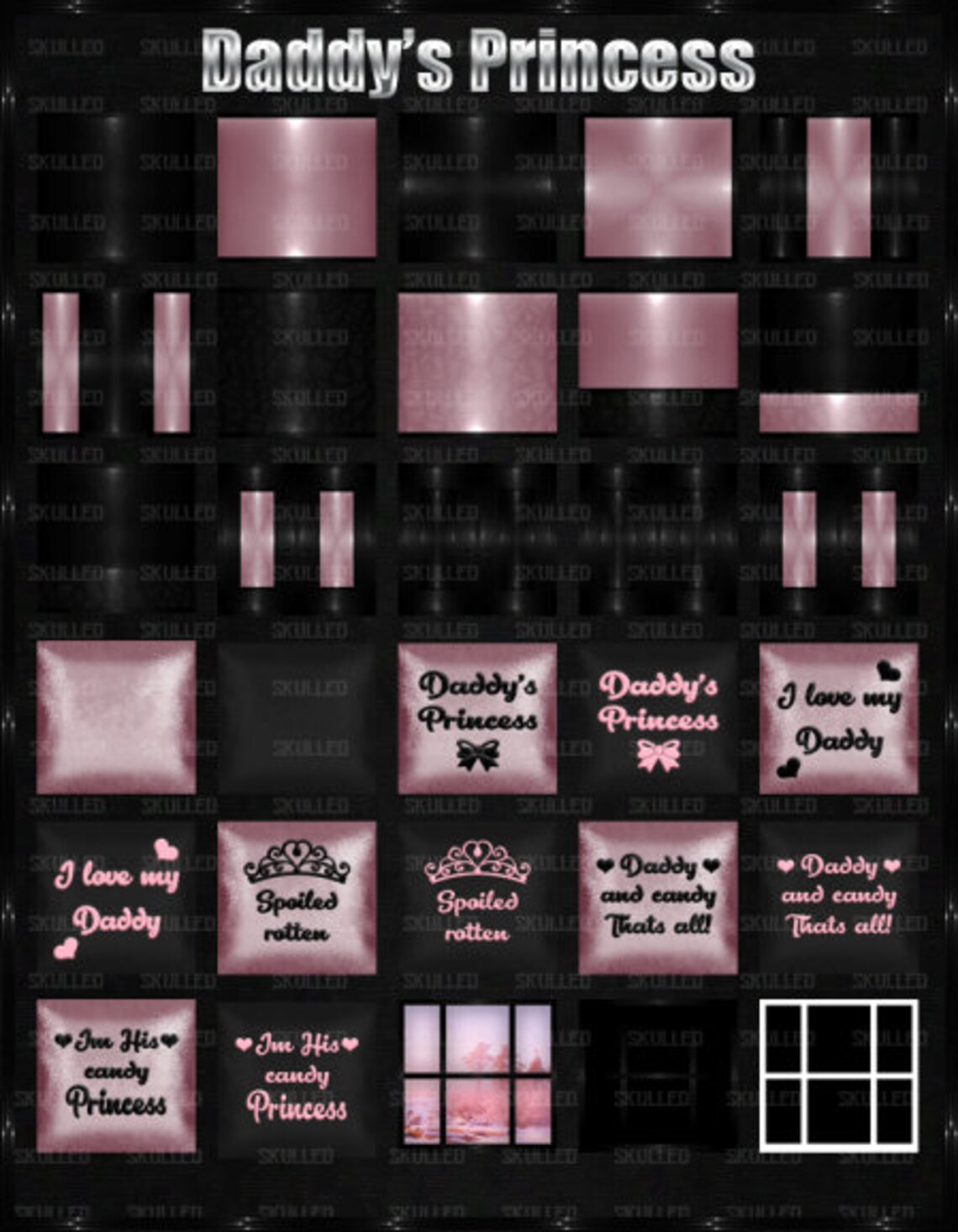 IMVU Daddy's Princess Room Textures - Etsy