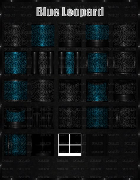 IMVU Leopard Room Textures Set - Etsy