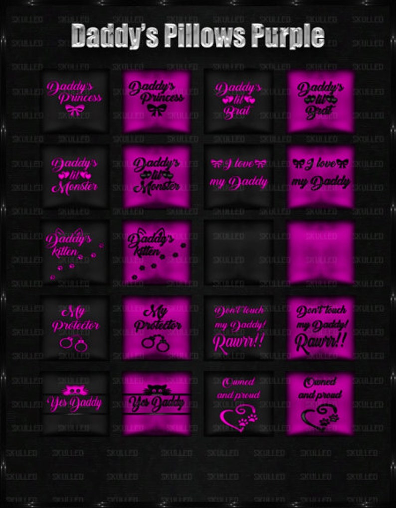 IMVU Daddy's Pillows Textures Pack - Etsy