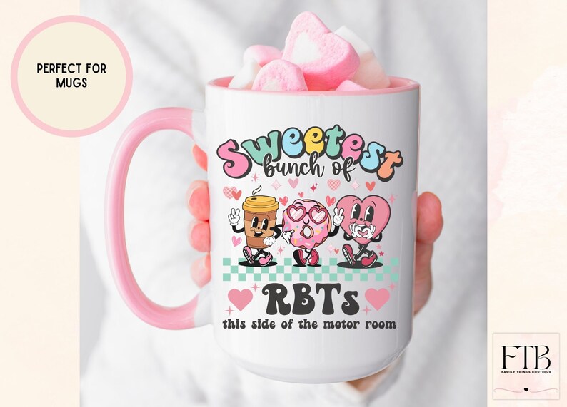 RBT Valentines Day PNG SVG, Sweetest Bunch of Rbts, Funny Design, Retro ...
