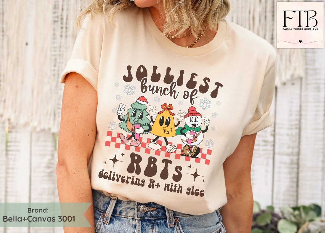 RBT Christmas Shirt, Funny RBT Holiday Apparel, RBT Gift, Jolliest ...