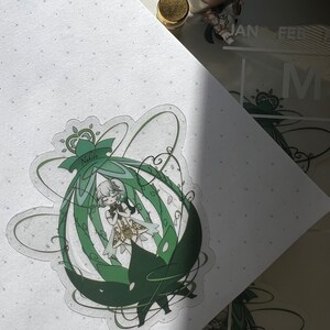 Nahida Genshin Impact Clear Matte Vinyl Sticker | Dendro Archon - Etsy