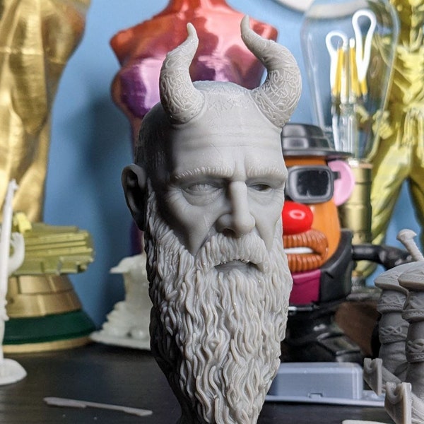 God of War Mimir Head - Etsy