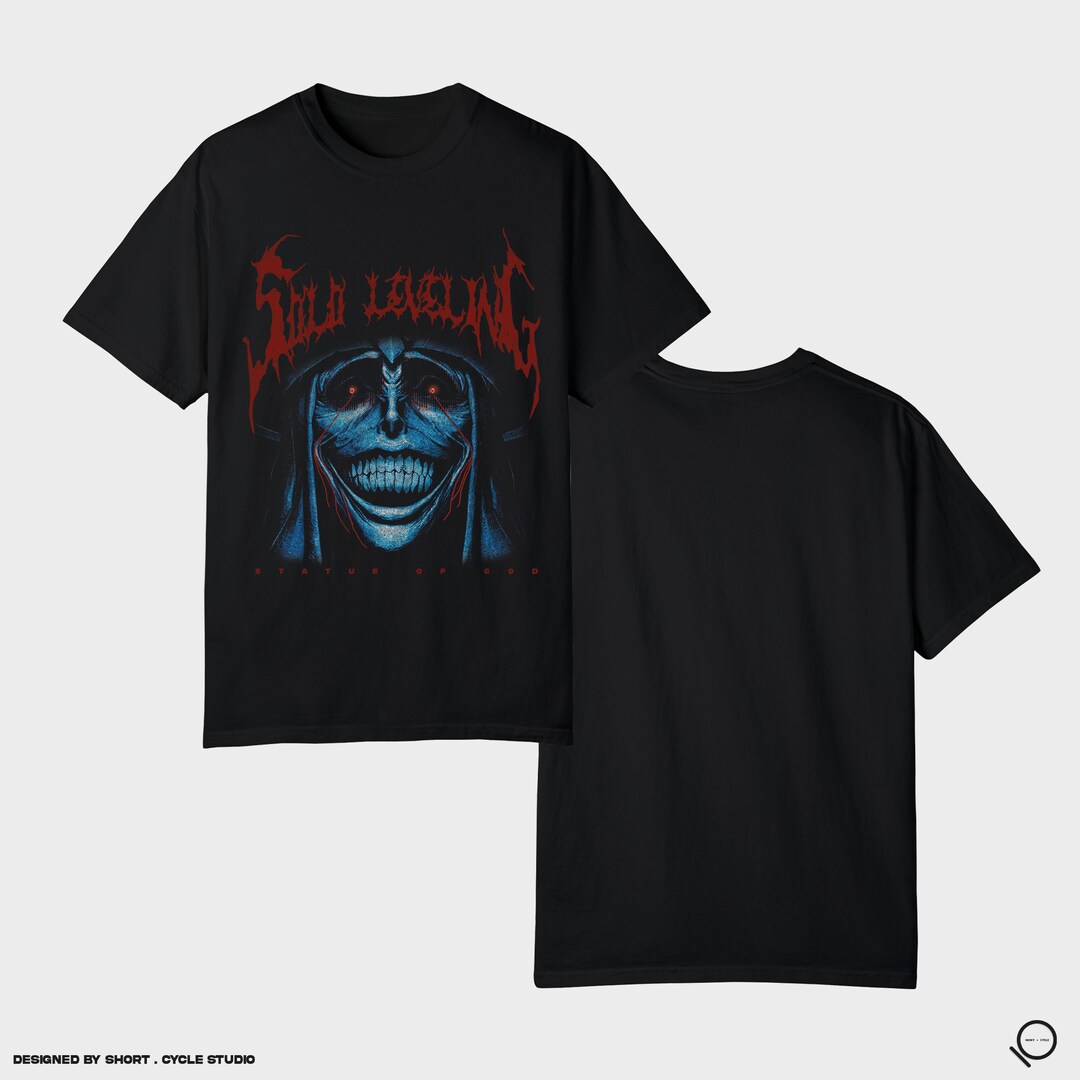 SOLO LEVELING T-SHIRT | Graphic Anime Tee | Relax Fit Anime Tee | Anime ...