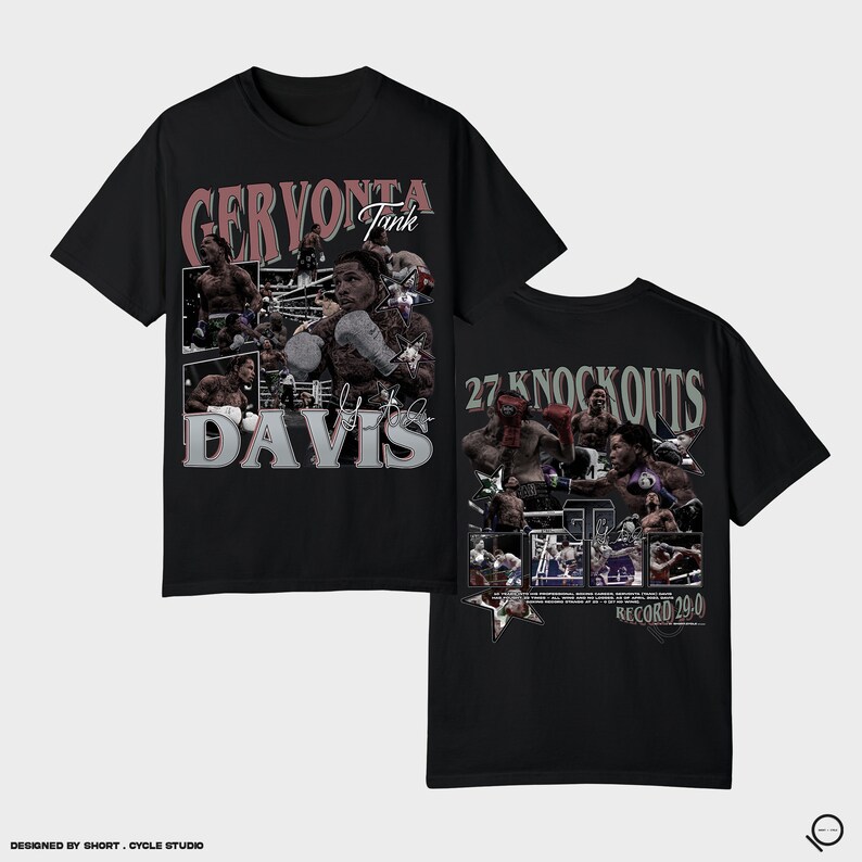 Gervonta Tank Davis T-shirt Vintage 90s Graphic Style, Gervonta Davis ...