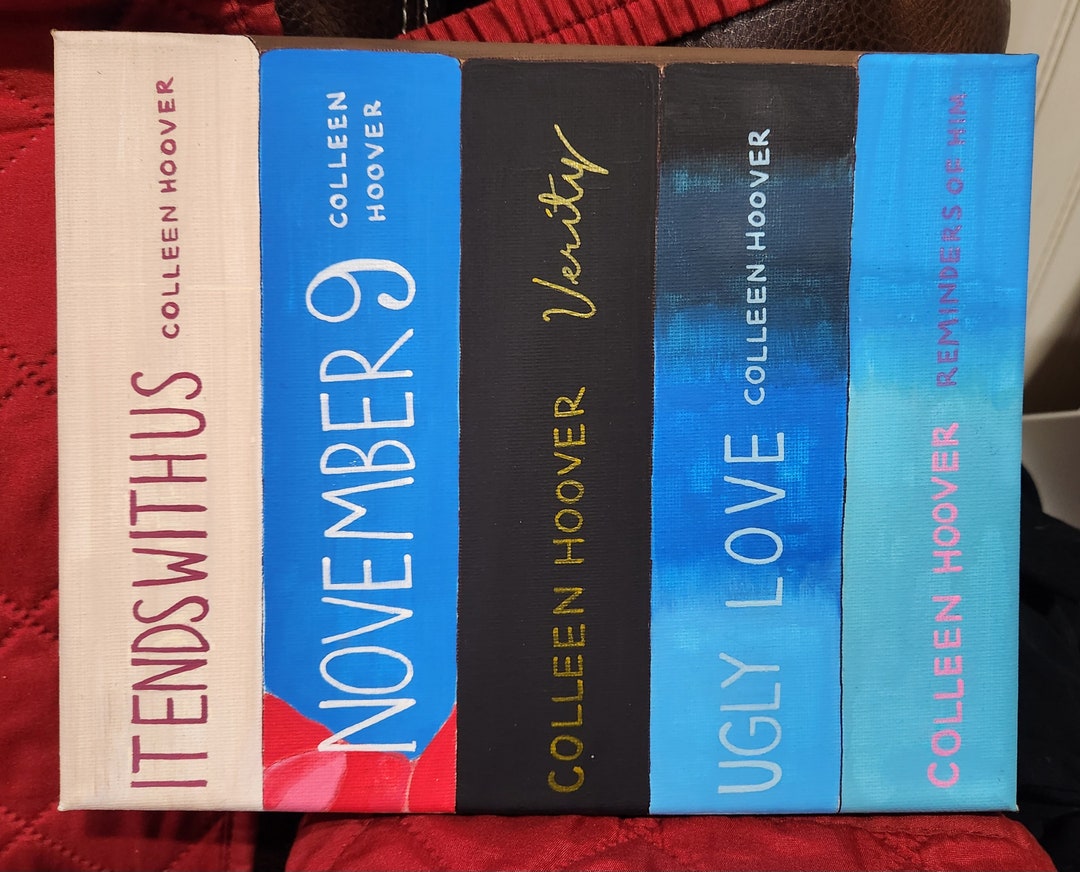 Book Stack Painting - Etsy