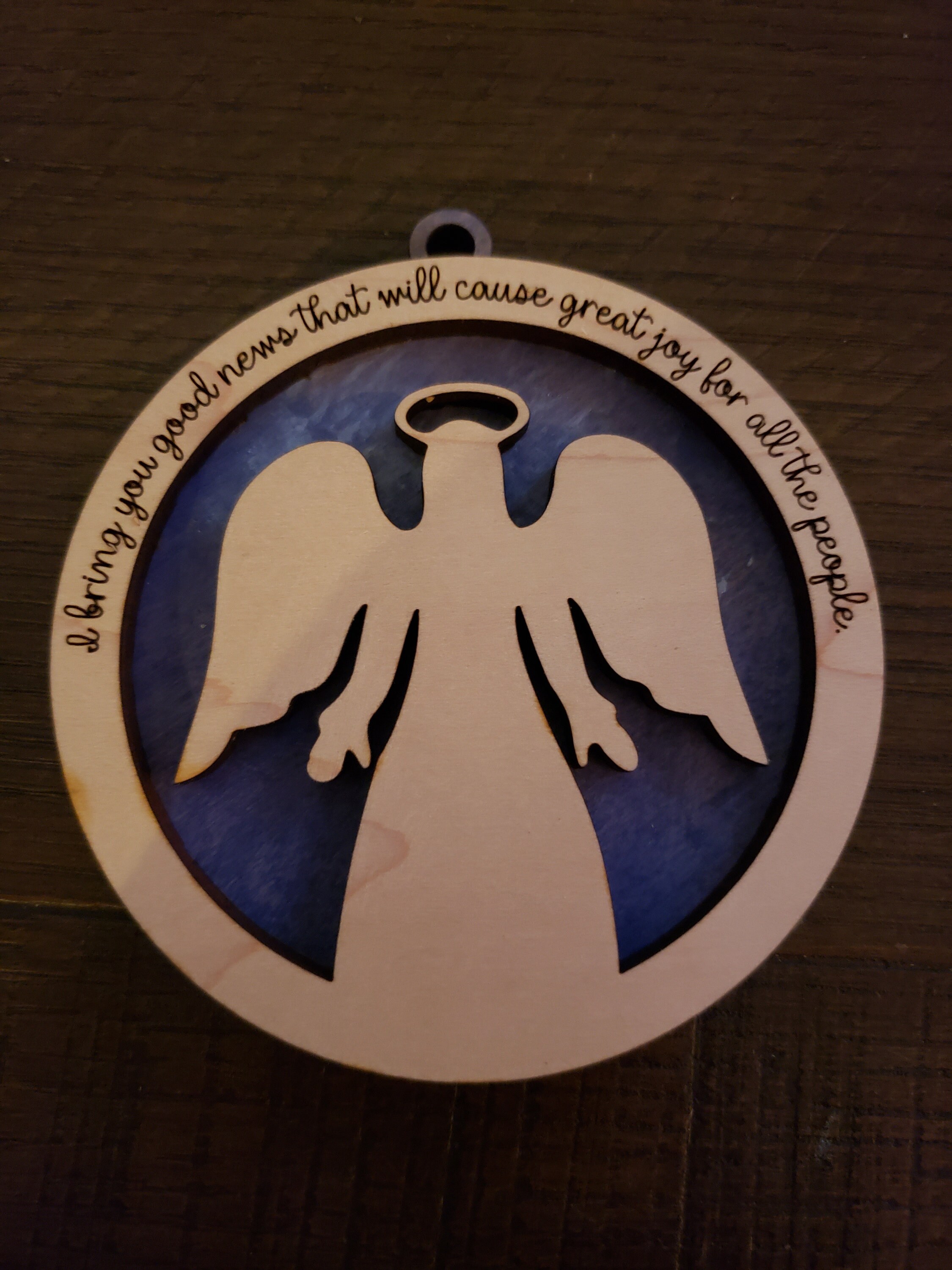 The Christmas Story, Nativity, Birth of Jesus, Hand-crafted Ornament ...