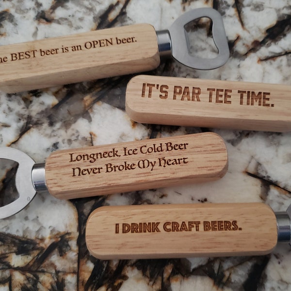 Laser Engraved Bottle Opener - Etsy