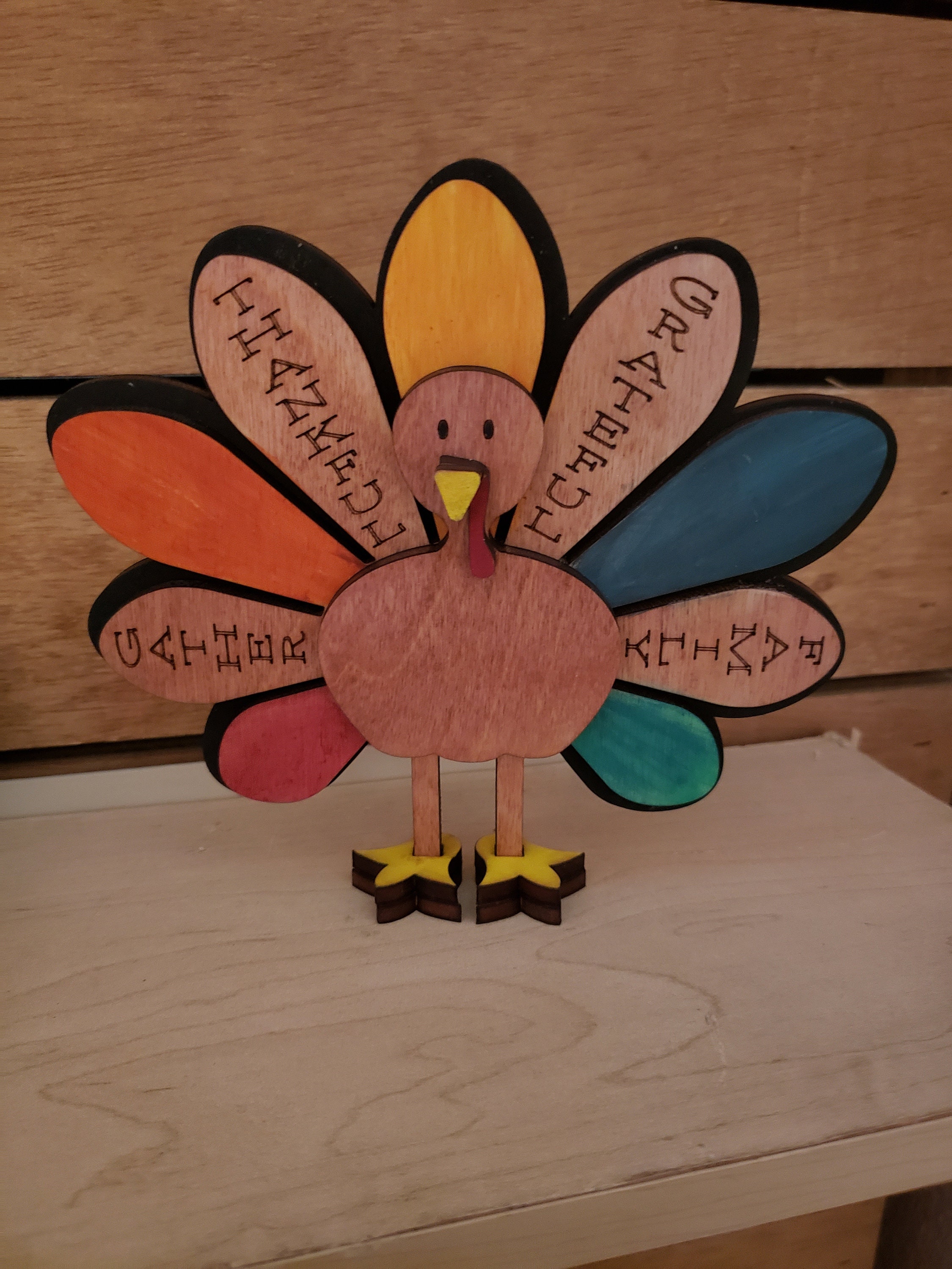 Individual Turkey Decor, Thanksgiving Table Decor, Turkey Decor ...