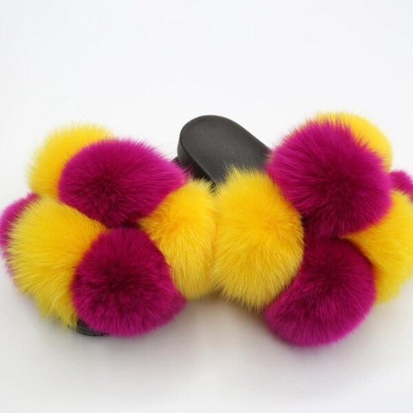 Fluffy Slides - Etsy