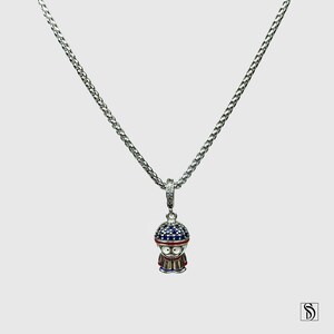 Stan South Park Pendant Necklace, Premium 925 Sterling Silver Gemstones ...