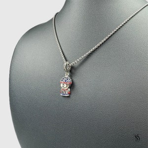 Stan South Park Pendant Necklace, Premium 925 Sterling Silver Gemstones ...