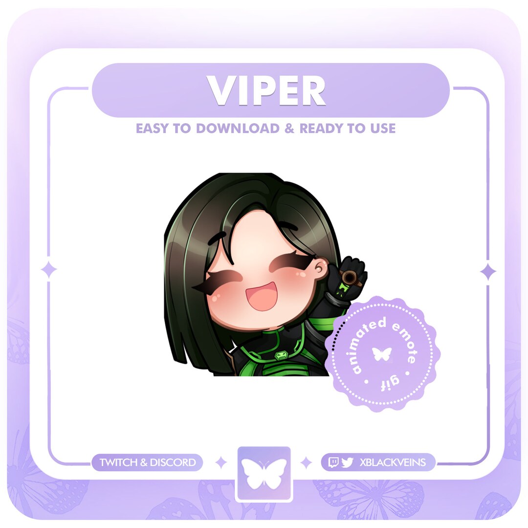 ANIMATED Viper Valorant Wave Emote for Twitch and Discord - Etsy UK