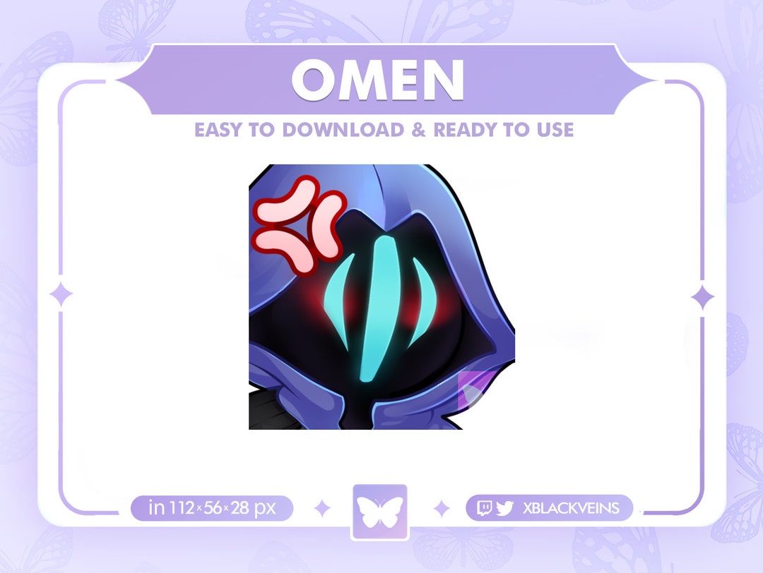 Omen Valorant Angry Emote for Twitch Mad Twitch Emote - Etsy