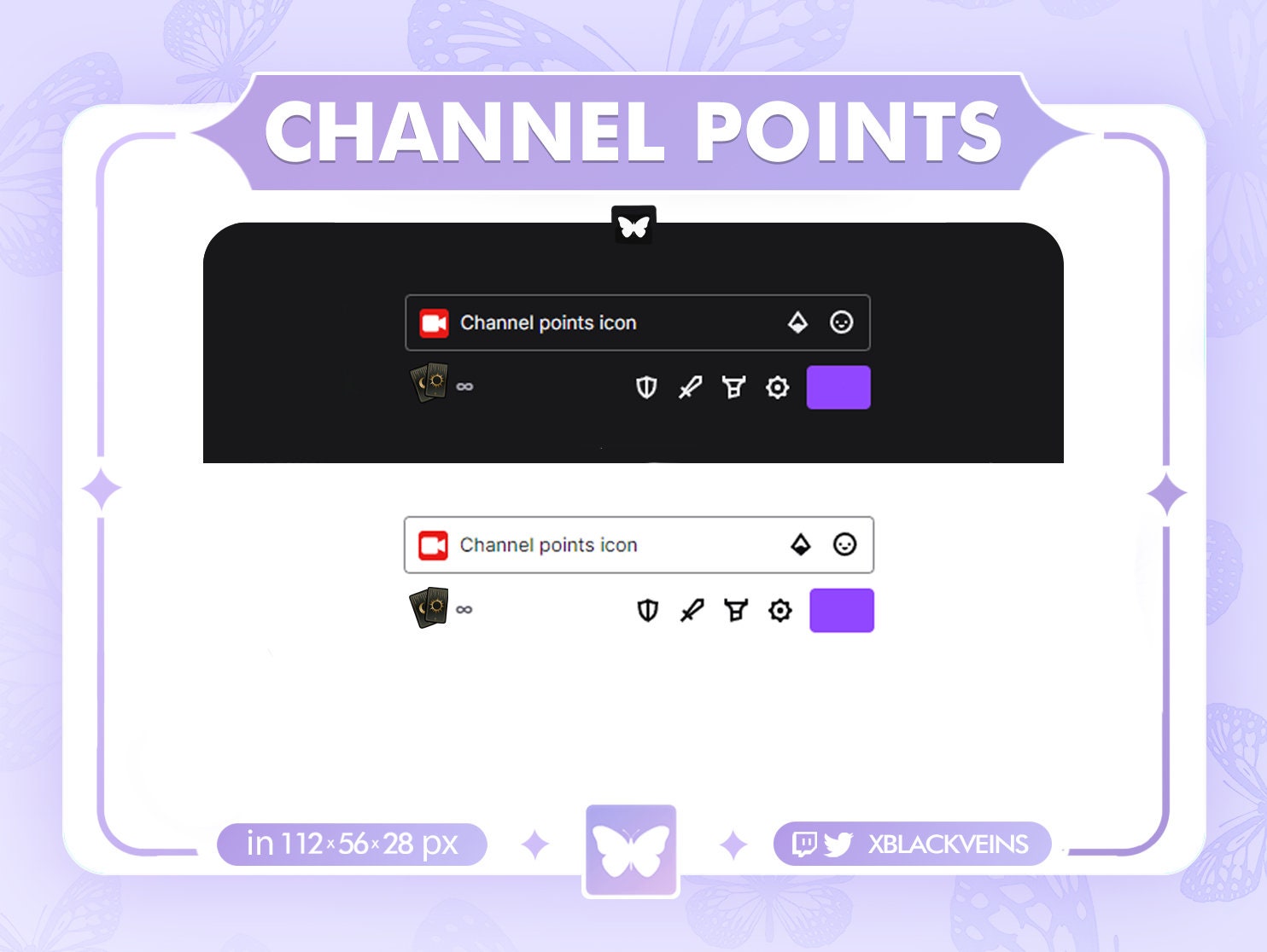 Tarot Card Channel Punkte Icon für Twitch Witch Twitch - Etsy.de