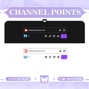 Ribbon Channel Points Icon for Twitch Cute Bow Twitch - Etsy