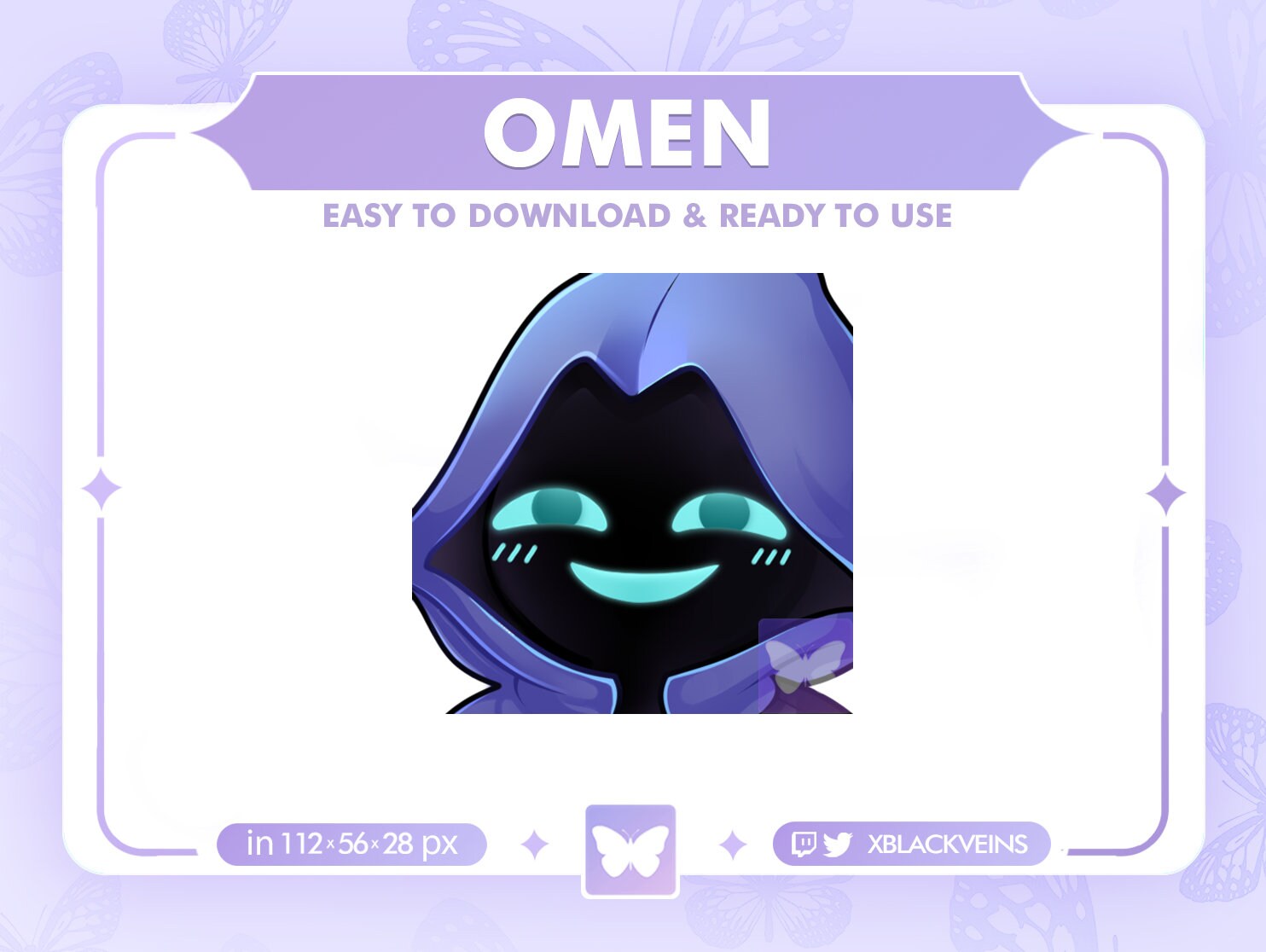 Omen Valorant LUL Emote for Twitch Cute Laugh Twitch Emote - Etsy