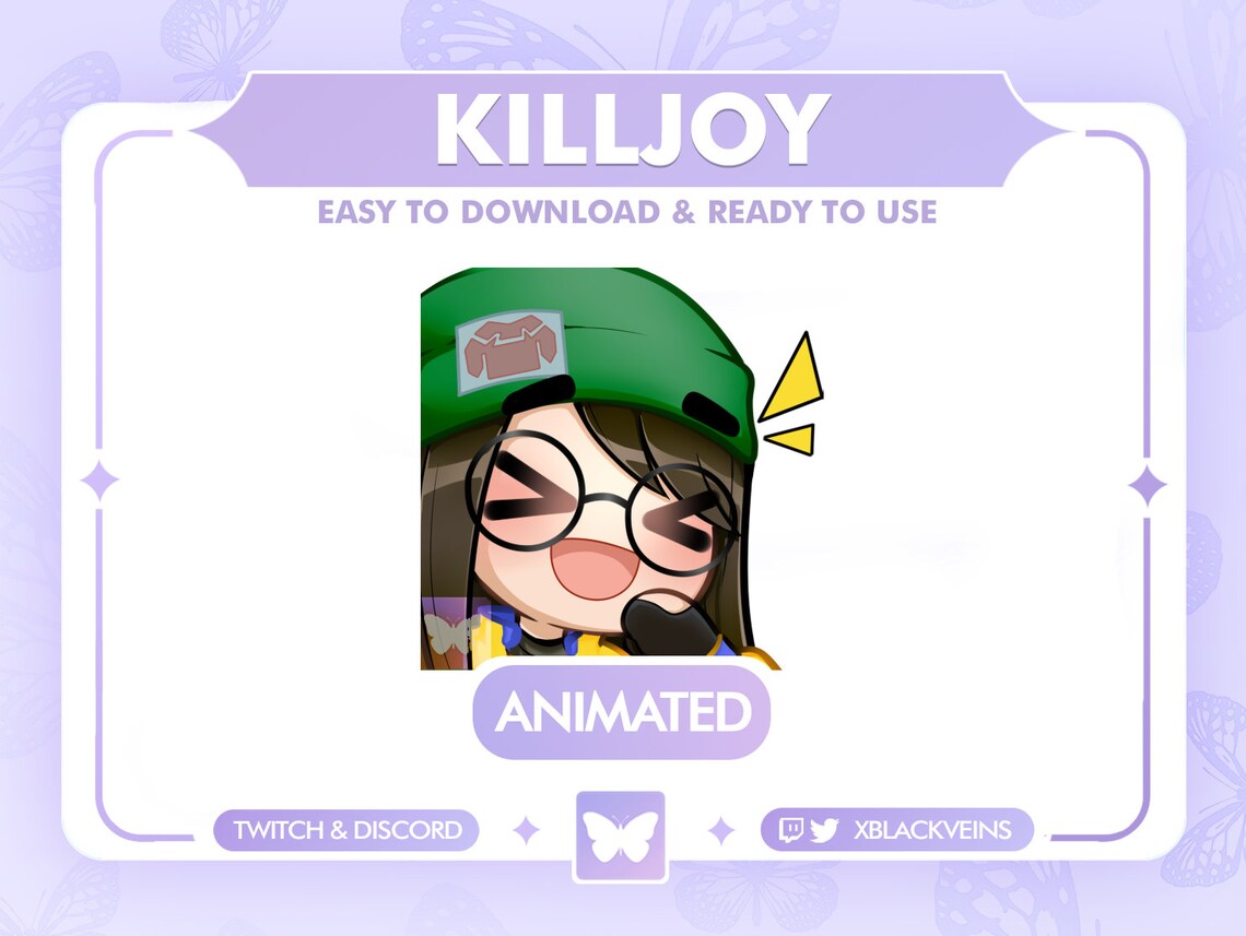 ANIMATED Killjoy Valorant LUL Emote for Twitch and Discord - Etsy