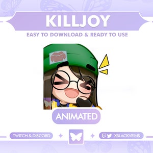ANIMATED Killjoy Valorant LUL Emote for Twitch and Discord - Etsy